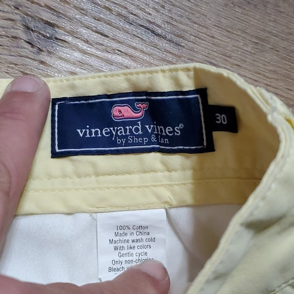 Vineyard Vines | Shorts | Vineyard Vines Yellow Club Short Mens Flat ...